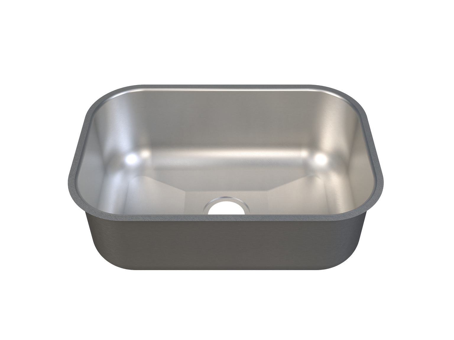 Cuba de aço inox AISI304 para cozinha modelo N01F17LUXO - Fabrinox