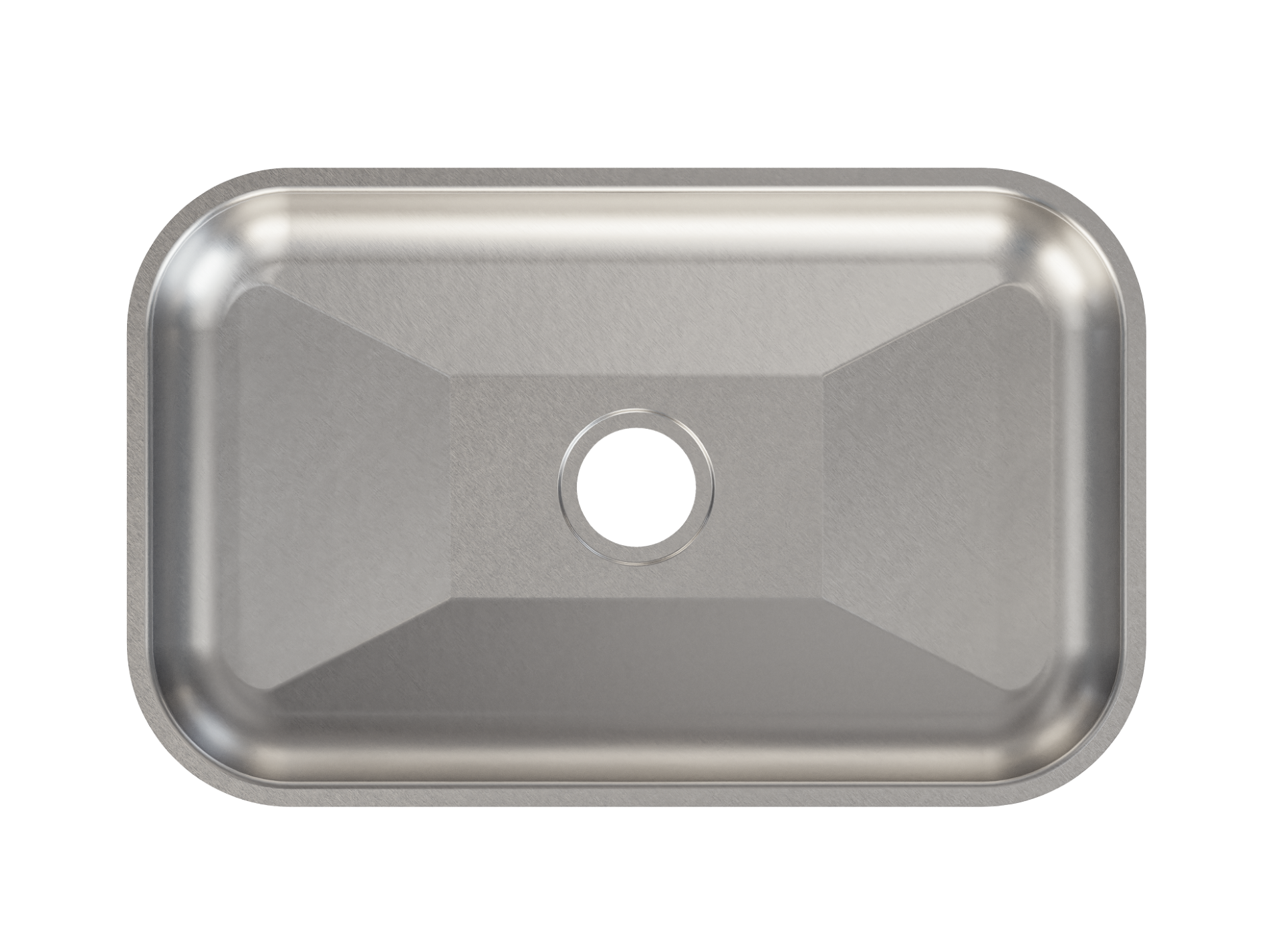 Cuba de aço inox para cozinha modelo N02R - Fabrinox