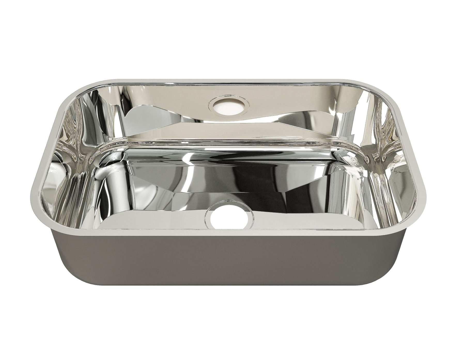 Cuba de aço inox AISI304 para cozinha modelo N02F17LUXO - Fabrinox