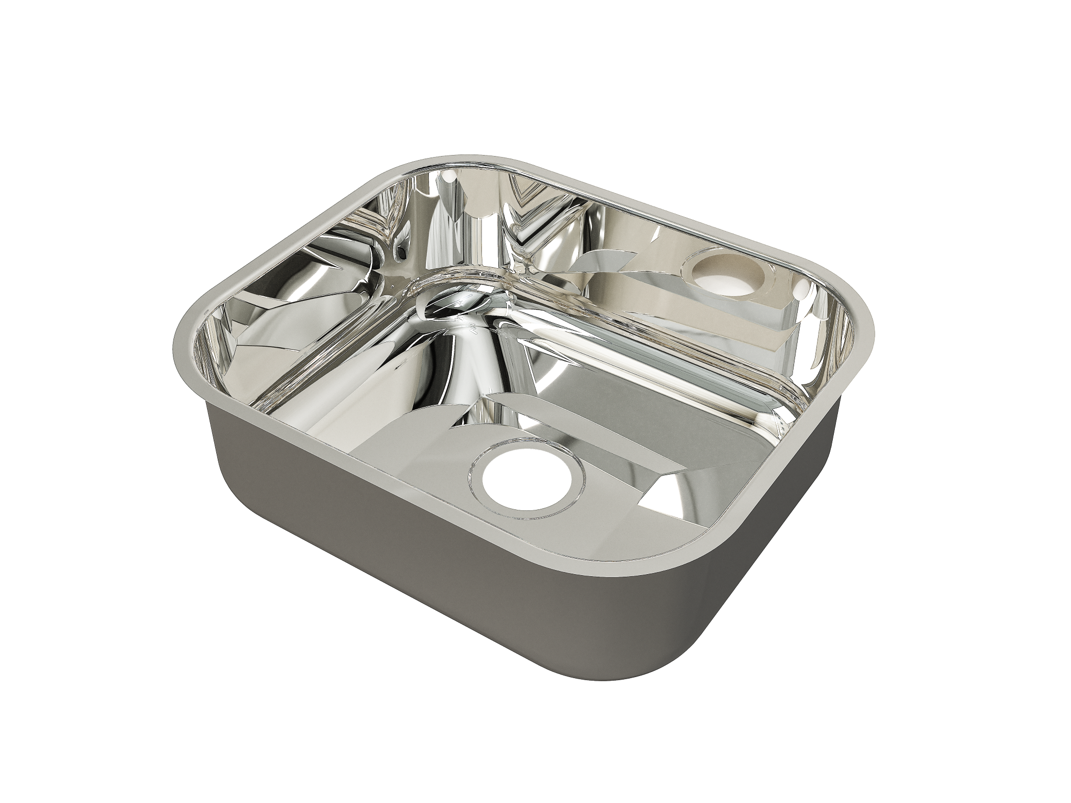 Cuba de aço inox AISI304 para cozinha modelo N03F14LUXO - Fabrinox