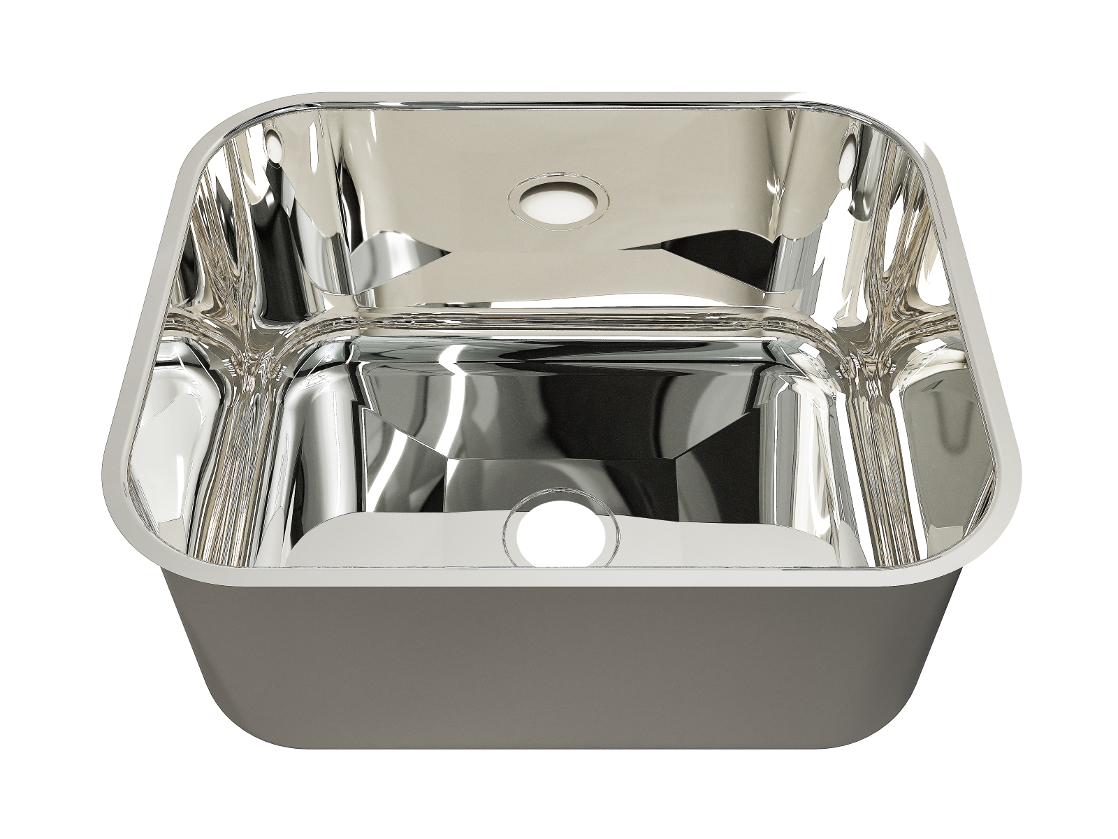 Cuba de aço inox AISI304 para cozinha modelo N40F25IND - Fabrinox
